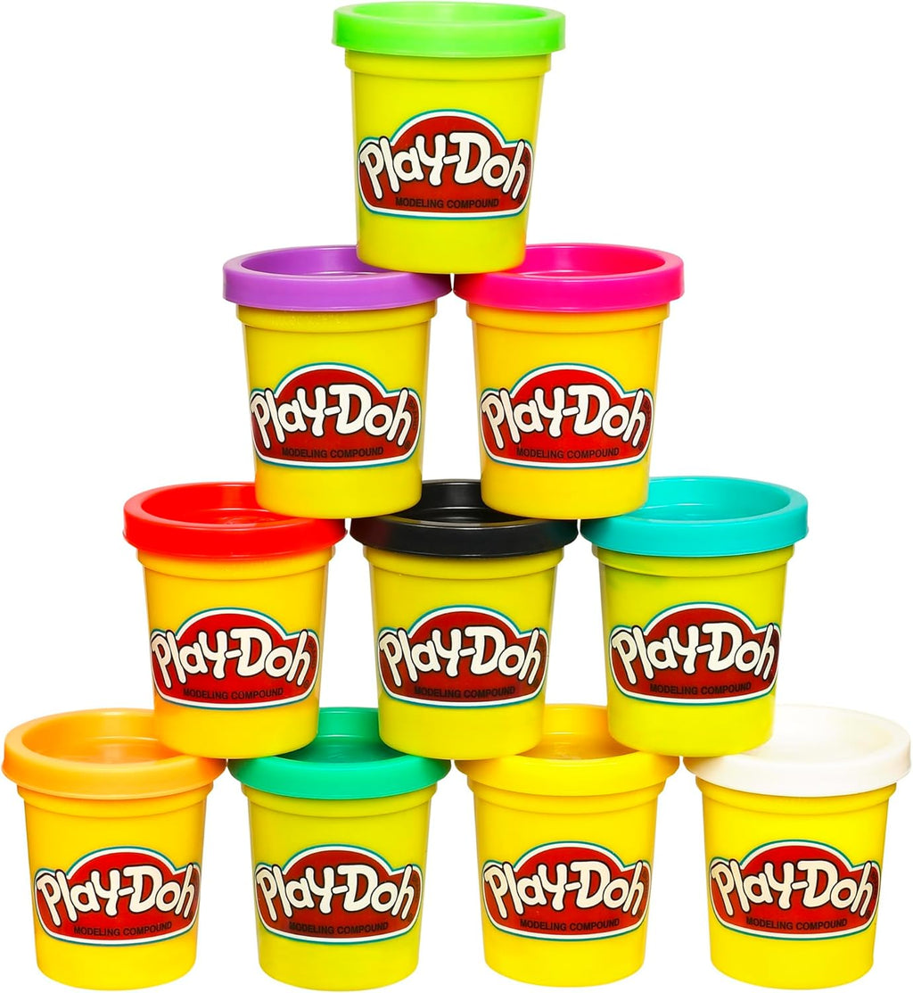 Play Doh Modeling Compound 10-Pack Case of Assorted Colors, Non-Toxic ...