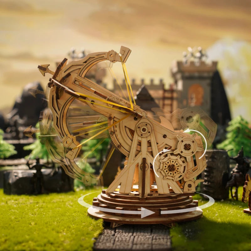 Robotime 3D Wooden Puzzle Medieval Siege Weapons Game Assembly Set Gif ...