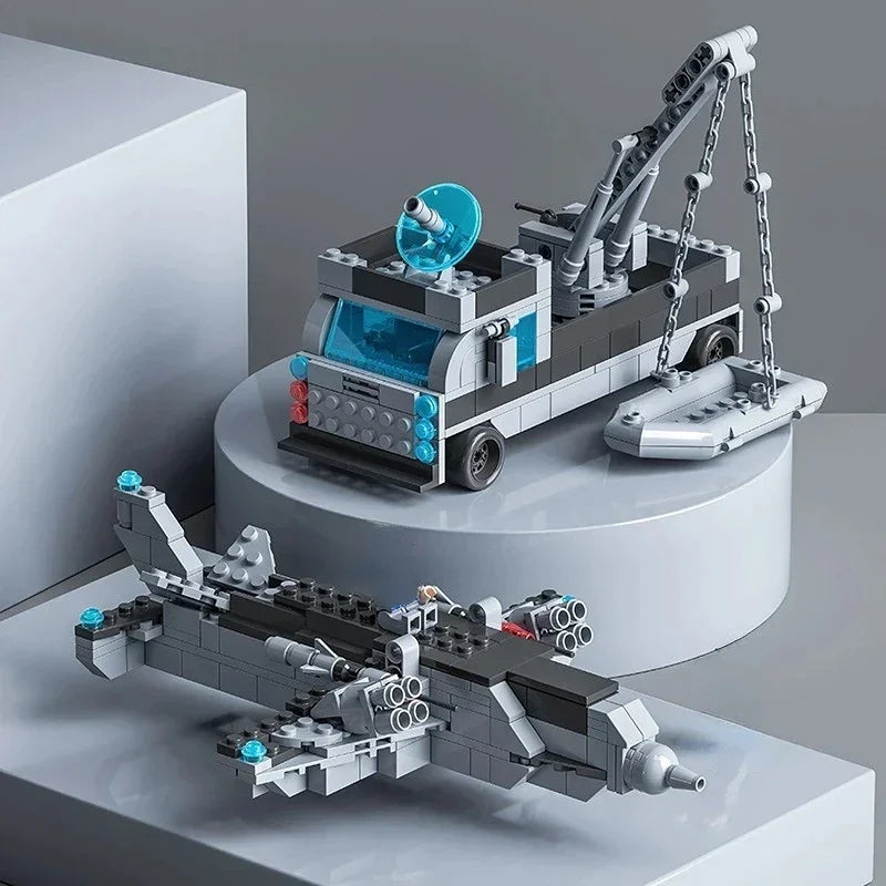 Huge size 1560PCS Navy war ship Army ship model warship 6 in 1 multi-s ...