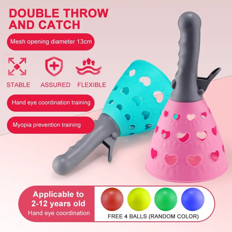 Parent-Child Outdoor Kids Fun Ejection To Catch a Ball Launch Throwing ...